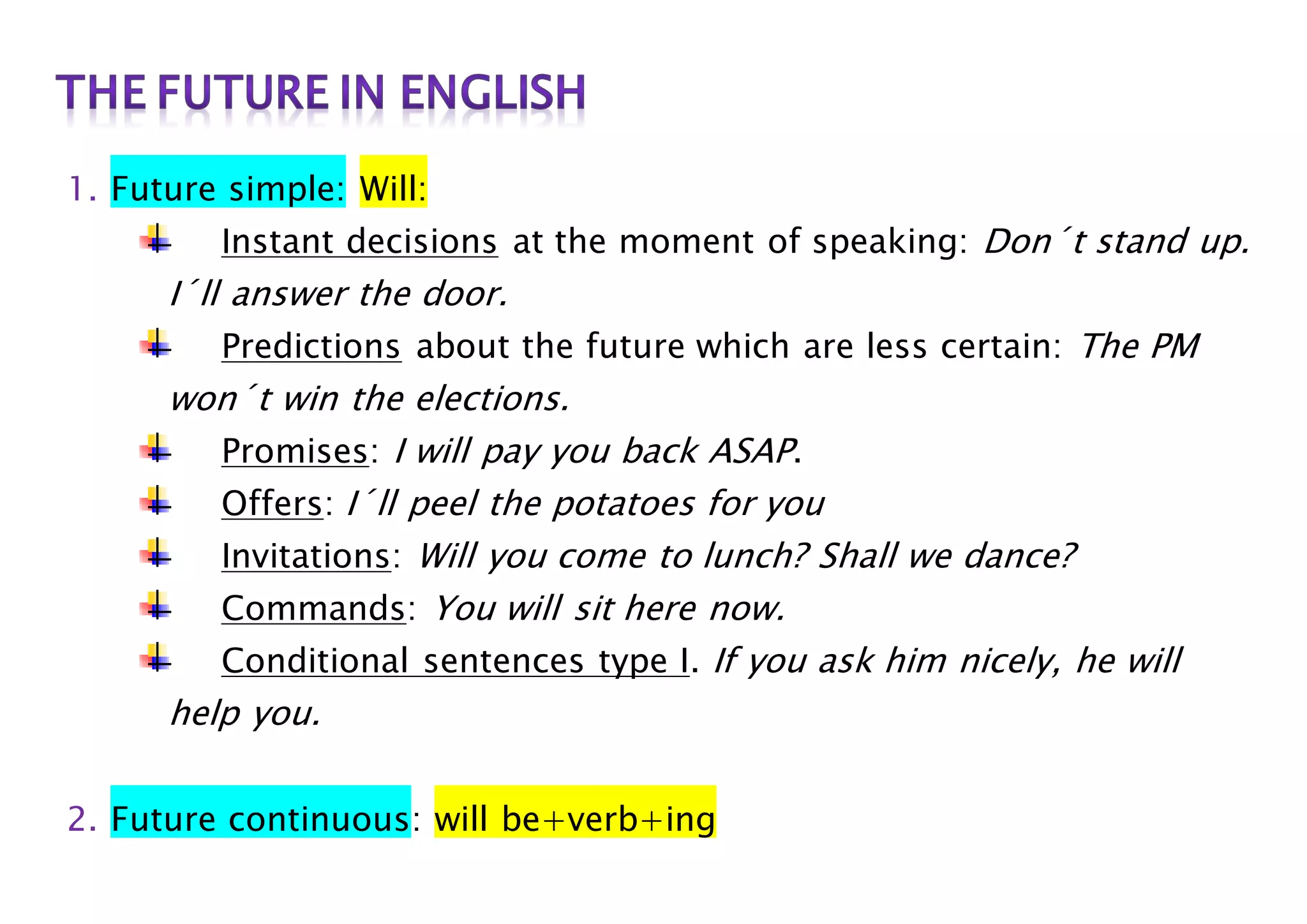 The future in English | DOCX