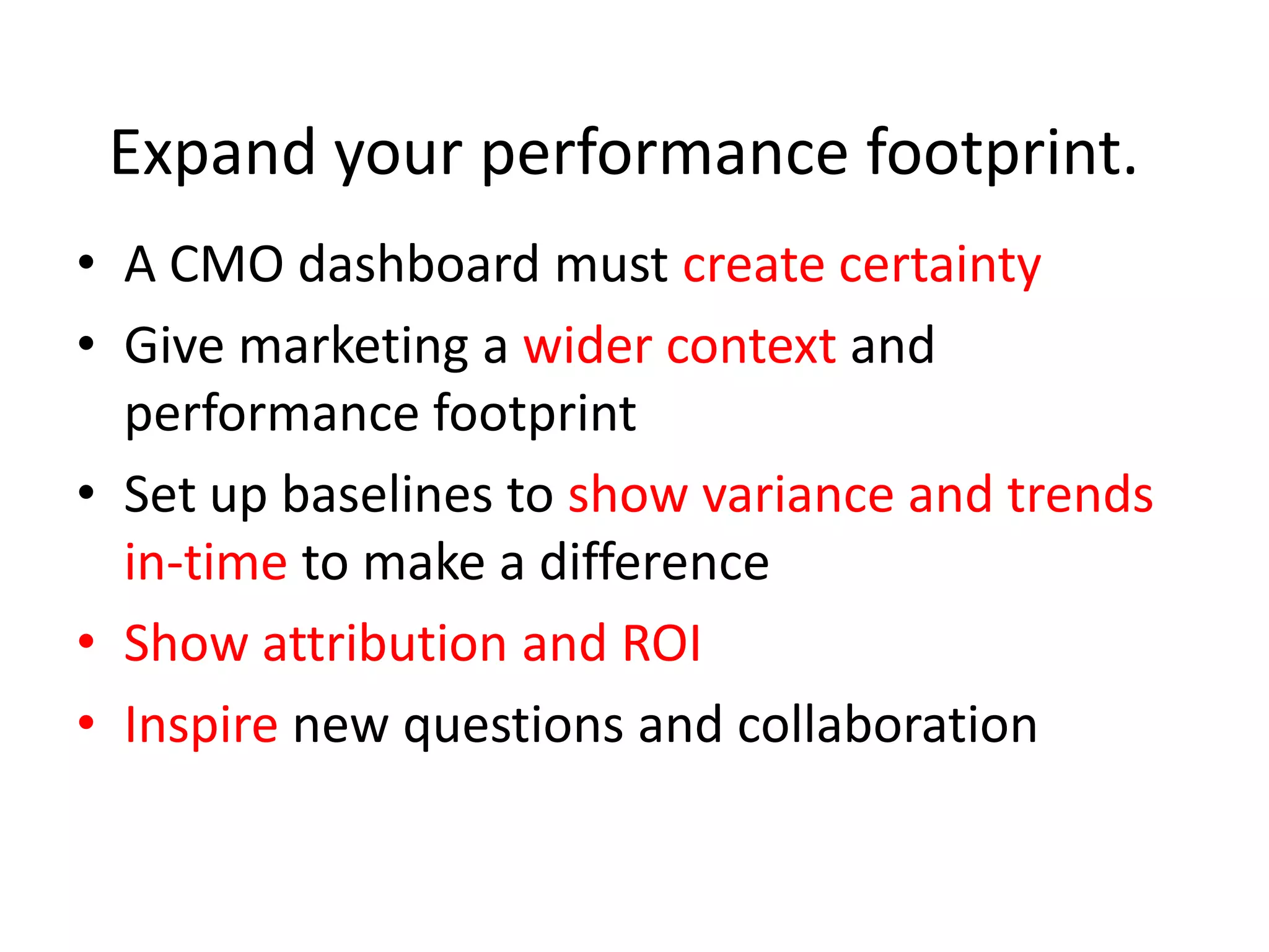 CMO Dashboard | PPTX