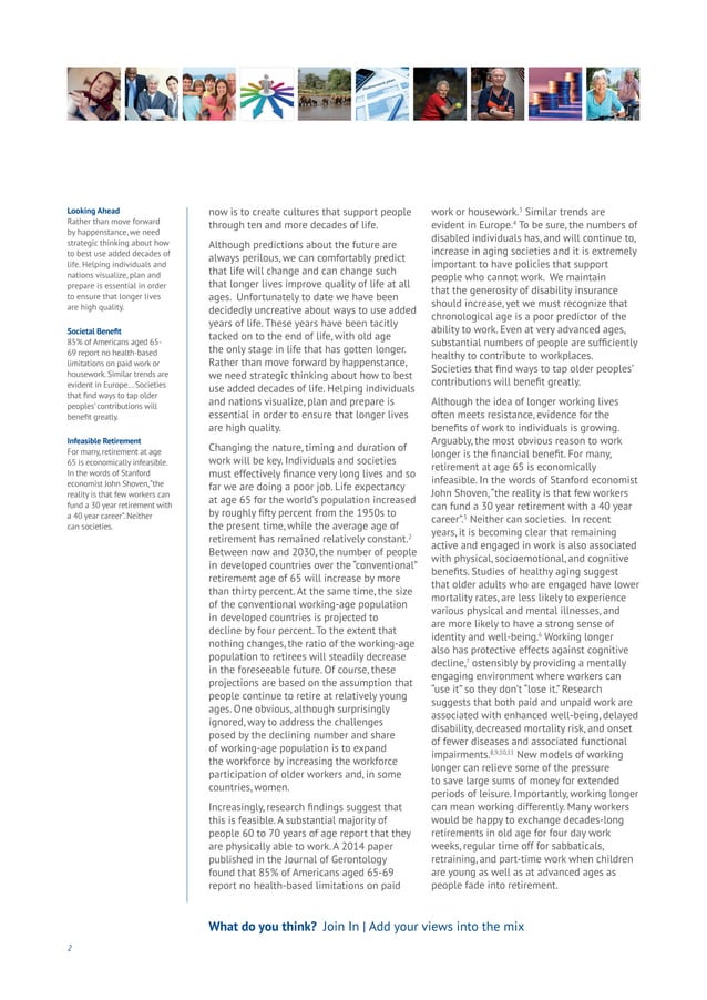 Future of ageing An initial perspective by Prof. Laura Carstensen, Ken ...