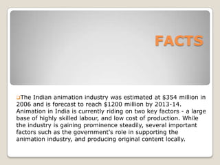 Future of Animation Industry in India | PPTX