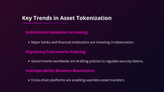 Future of Asset Tokenization Trends & Predictions | PDF