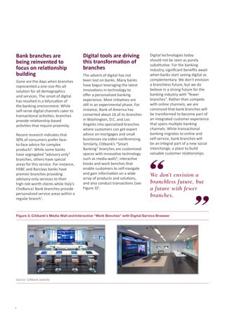 The Future of Bank Branches Coordinating Physical with Digital | PDF