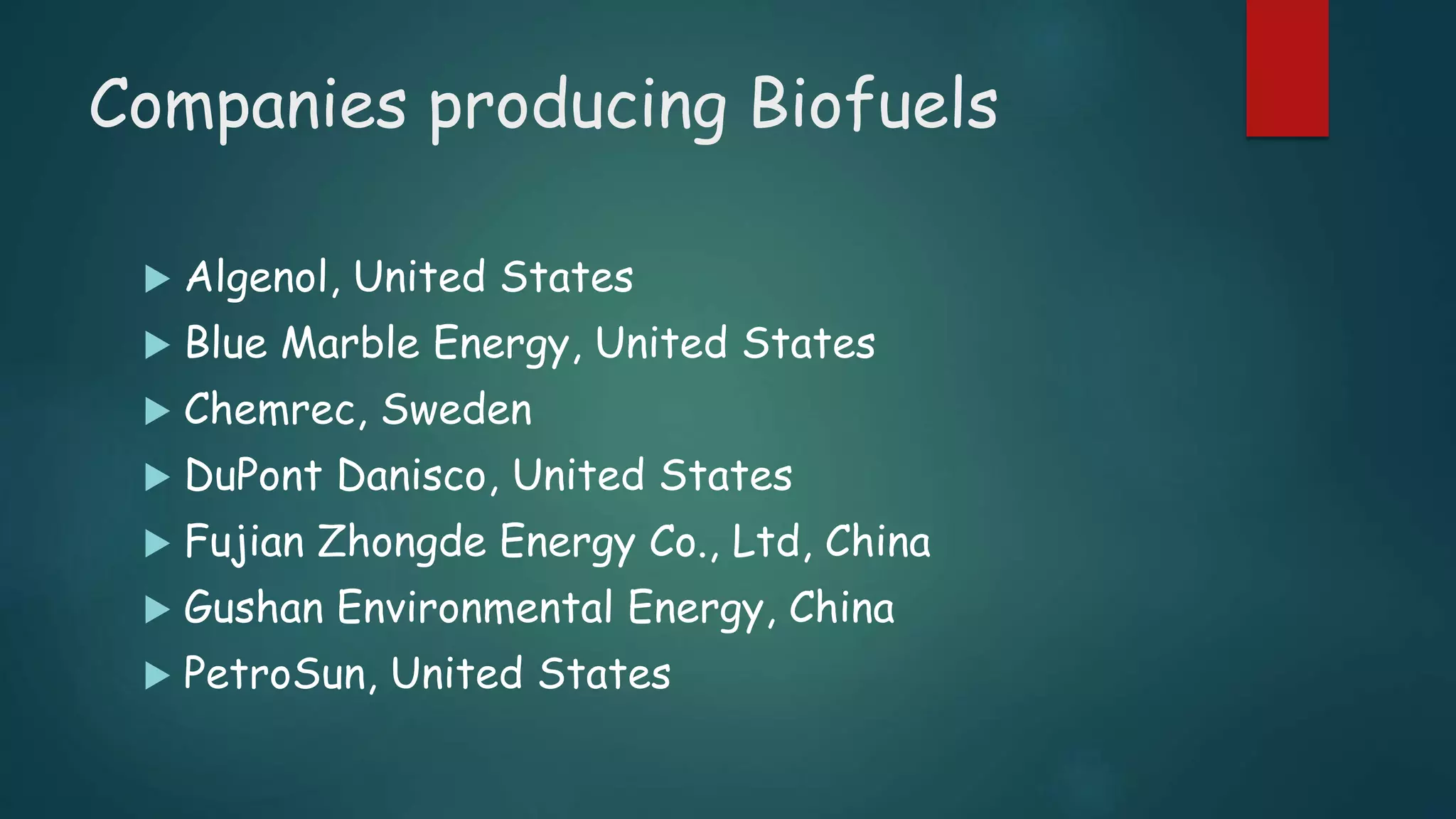 Future of biofuel | PPTX