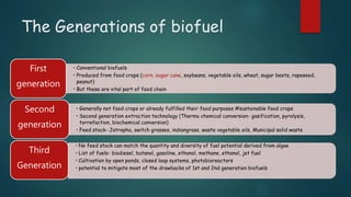 Future of biofuel | PPTX