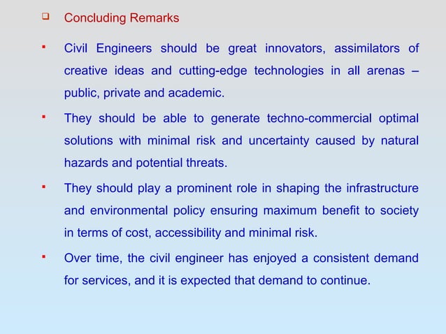 Future of civil engineering | PPT