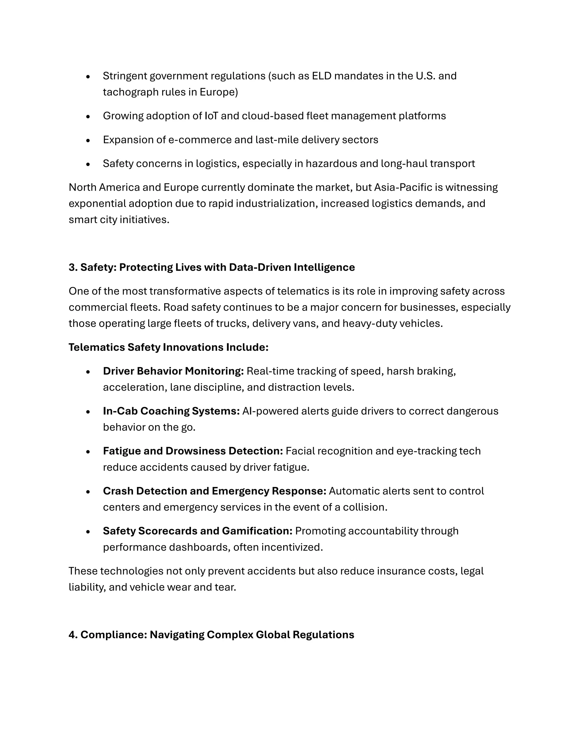 Commercial Vehicle Telematics Market Report 2025–2032: Innovations in ...