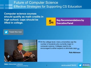 Future of computer science - Key recommendations by executive panel | PPTX