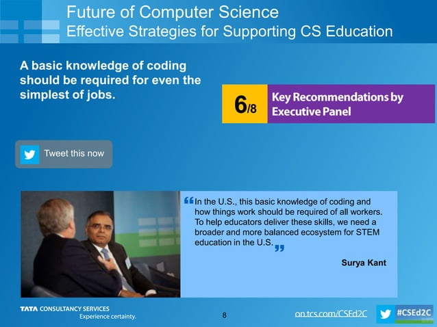 Future of computer science - Key recommendations by executive panel | PPTX | IT and Internet ...