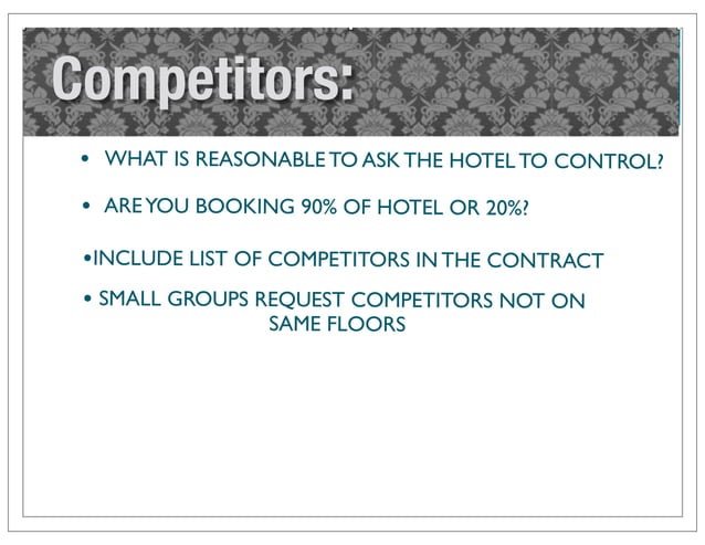 Future of Hotel Contracts | PPT
