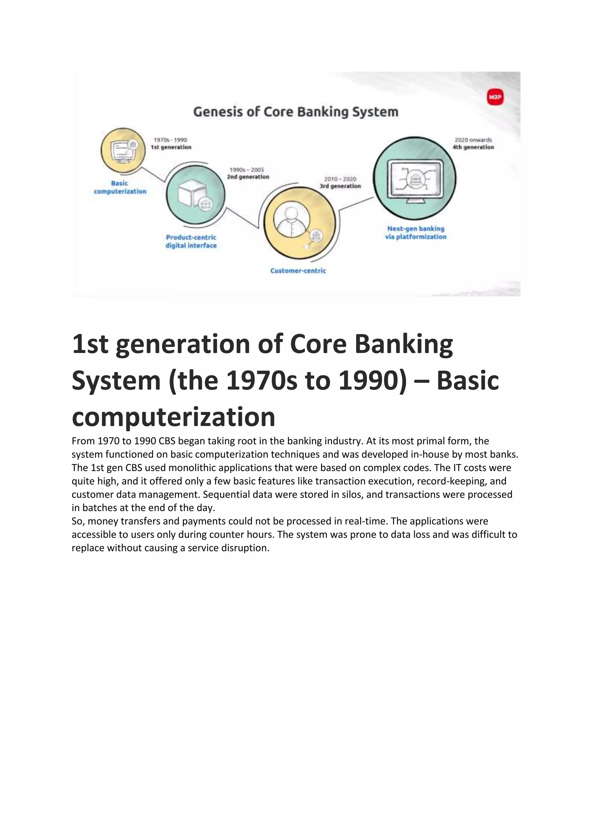 Future of Core Banking Systems-M2P Fintech | PDF