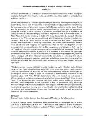“Ethiopia After Meles: Future of democracy and Human Rights | PDF