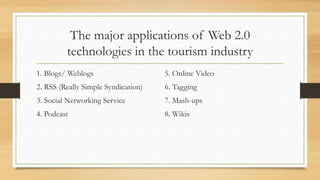 Future of e tourism | PPTX
