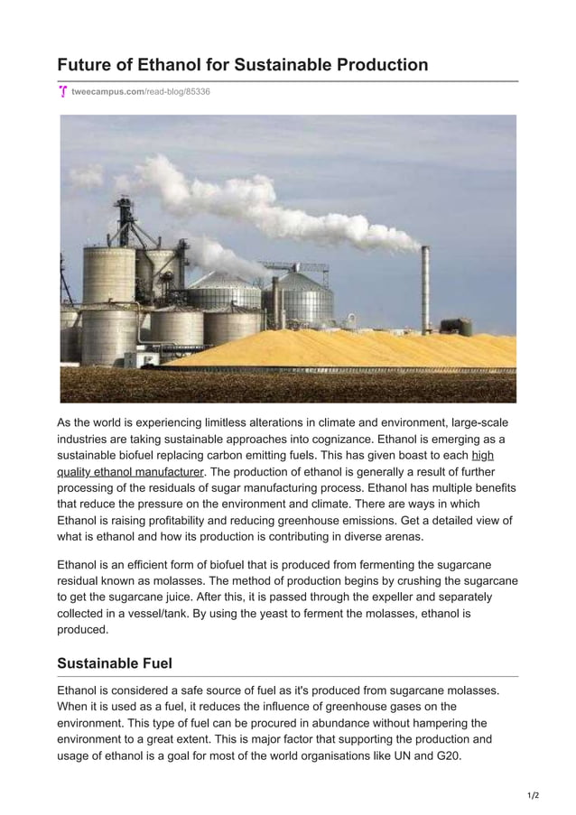 Future of Ethanol for Sustainable Production.pdf