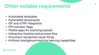 Future of eTMF Webinar - Montrium | PPT