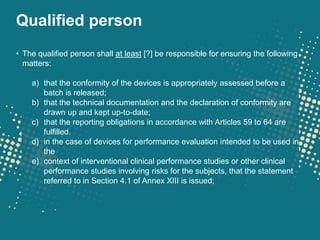 Future of EU In Vitro Diagnostics Regulation | PPTX