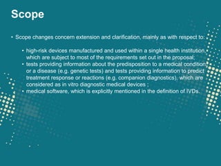 Future of EU In Vitro Diagnostics Regulation | PPTX