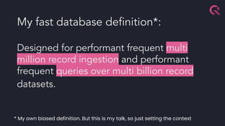 The Future of Fast Databases: Lessons from a Decade of QuestDB | PDF