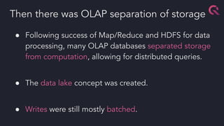 The Future of Fast Databases: Lessons from a Decade of QuestDB | PDF