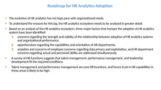 Future of HR Analytics the way forward, suggestions and developments | PPT