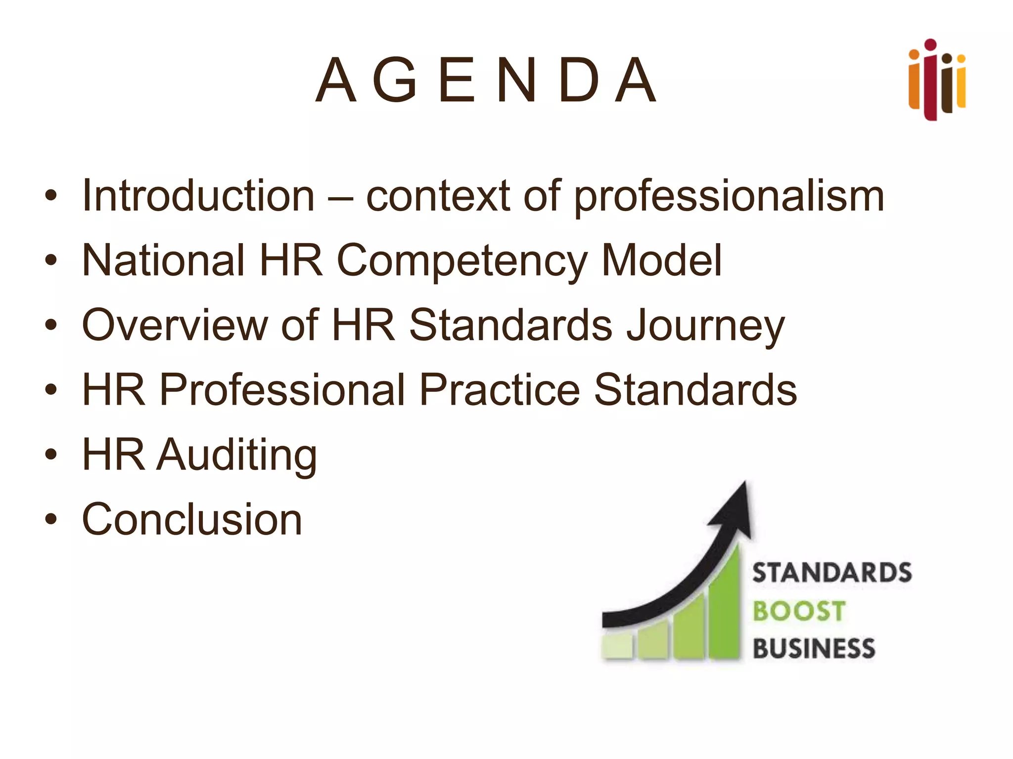 HR Standards Assessment Tools: The National Framework on HR ...