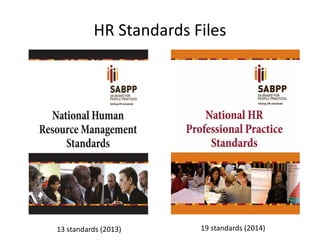 HR Standards Assessment Tools: The National Framework on HR ...