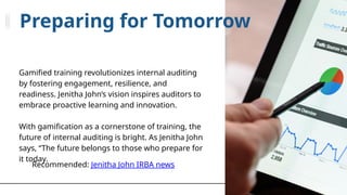 Future of Internal Audit at EAC. Jenitha John | PPTX