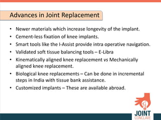 Future Of Joint Replacements By Dr A K Venkatachalam Pptx
