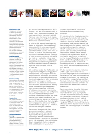 Future of learning - An initial perspective by Tim Gifford of ELTjam | PDF