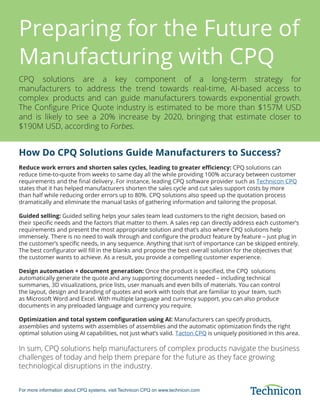 The Future of Manufacturing and How CPQ Guides Manufacturers to Success ...