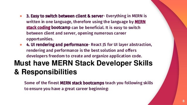 Future of mern stack developers in 2022 more skills and job opportunities | PPT