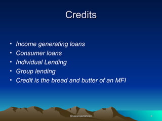 Future of Microfinance | PPT