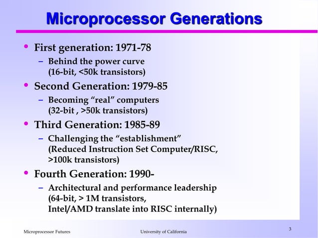 Future of microprocessor in applied physics | PPT