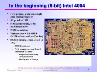 Future of microprocessor in applied physics | PPT