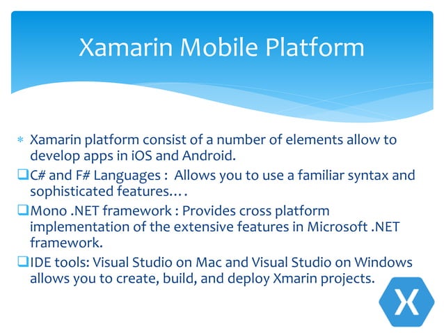 Future of Mobile Development -Xamarin | PPT