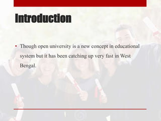 Future of open universities in west bengal | PPTX
