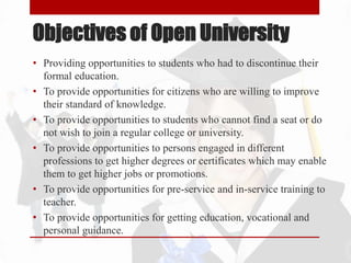 Future of open universities in west bengal | PPTX