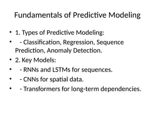 Future of Predictive Modelling in Research and Artificial Intelligence | PPT