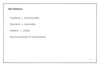 Future of XWiki Skins | PPT