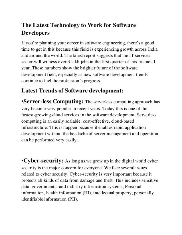 Future of software developers 09 | PDF