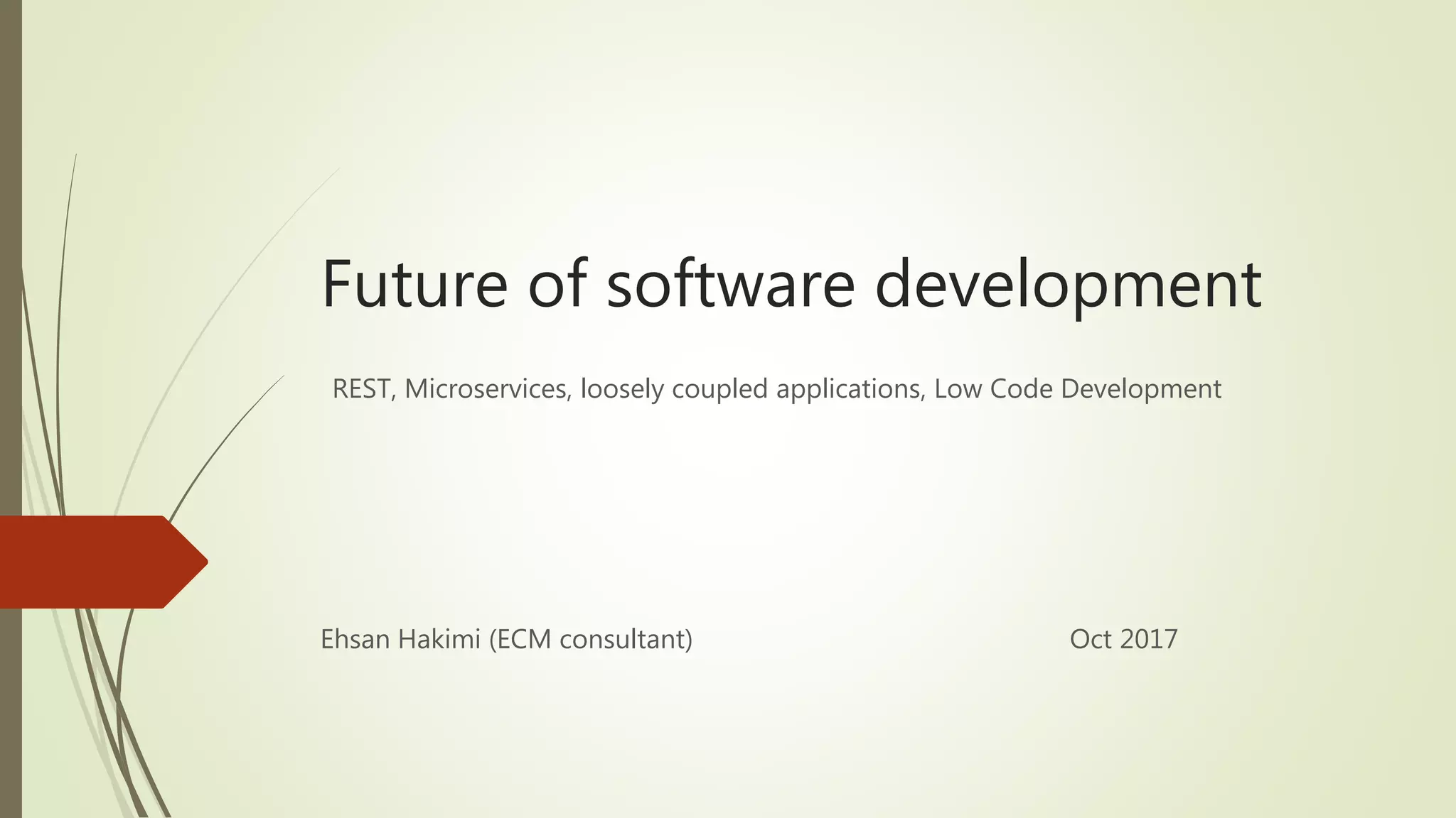 Future of software development | PPT
