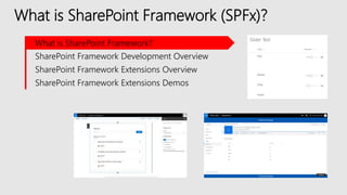 Future of SharePoint Dev SPFx Extensions | PPT