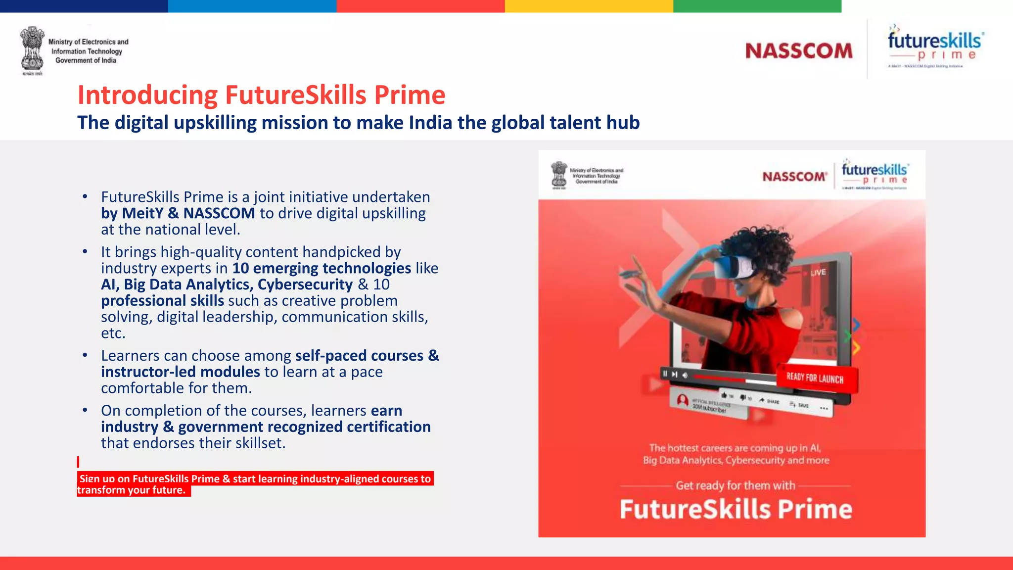 NASSCOM FutureSkills Prime – Bridging Demand-Skill gap in IT sector | PPTX