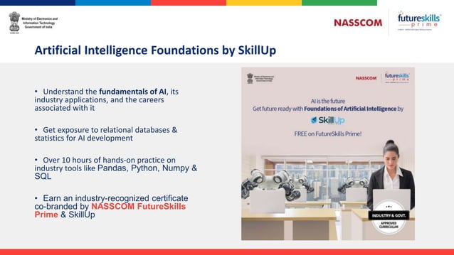 NASSCOM FutureSkills Prime – Bridging Demand-Skill gap in IT sector | PPTX | Cloud Computing ...