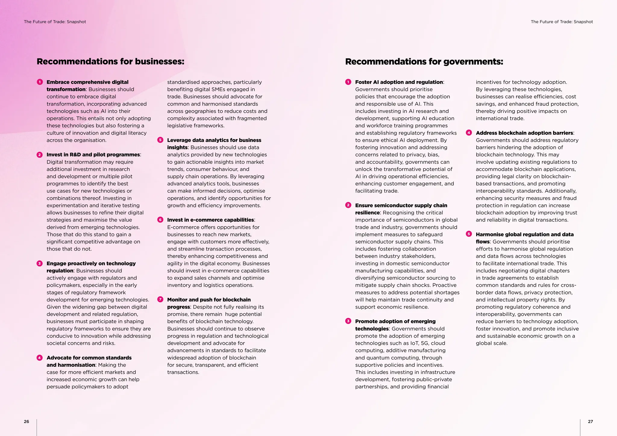 Future of Trade 2024 - Decoupled and Reconfigured - Snapshot Report | PDF