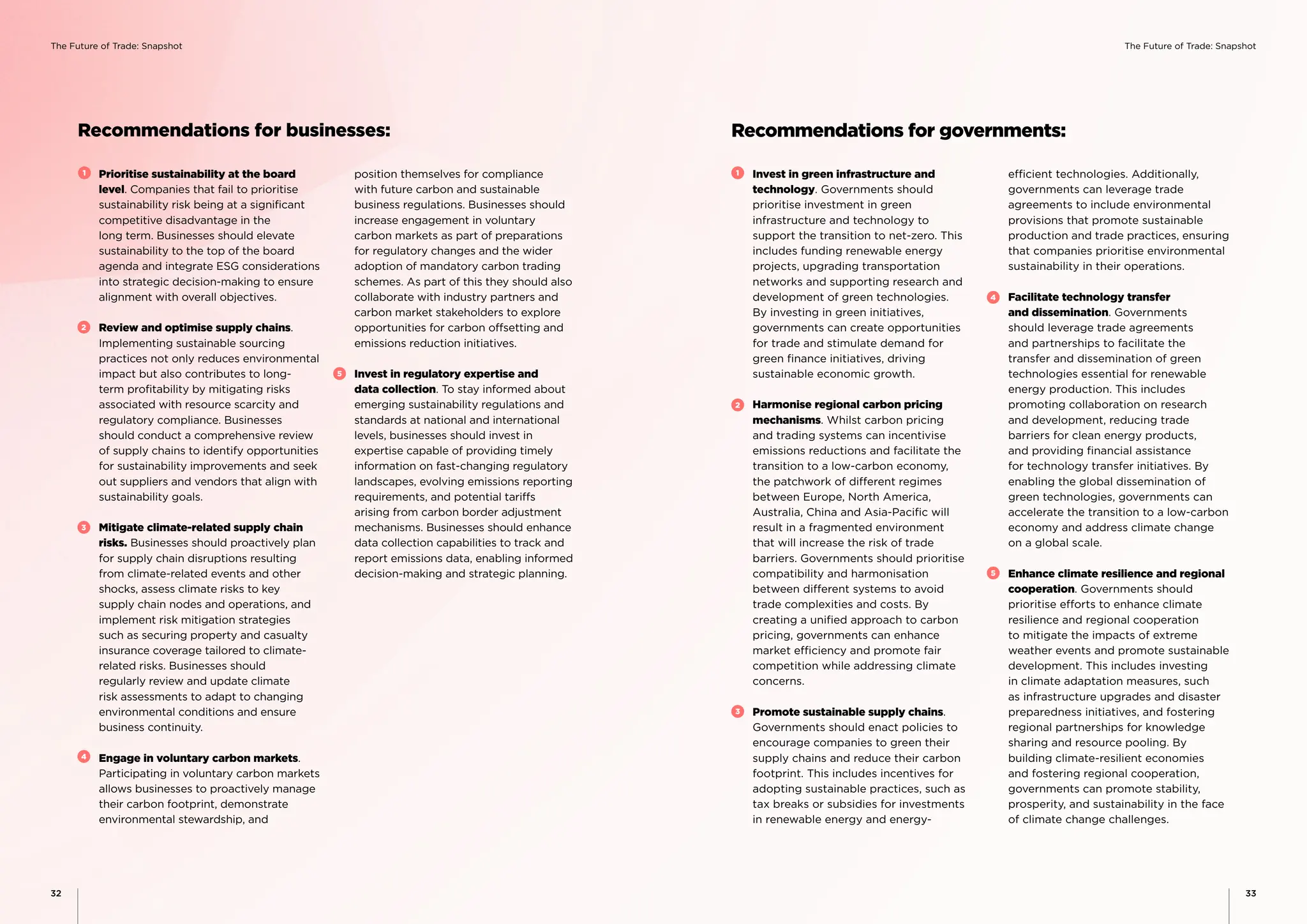 Future of Trade 2024 - Decoupled and Reconfigured - Snapshot Report | PDF