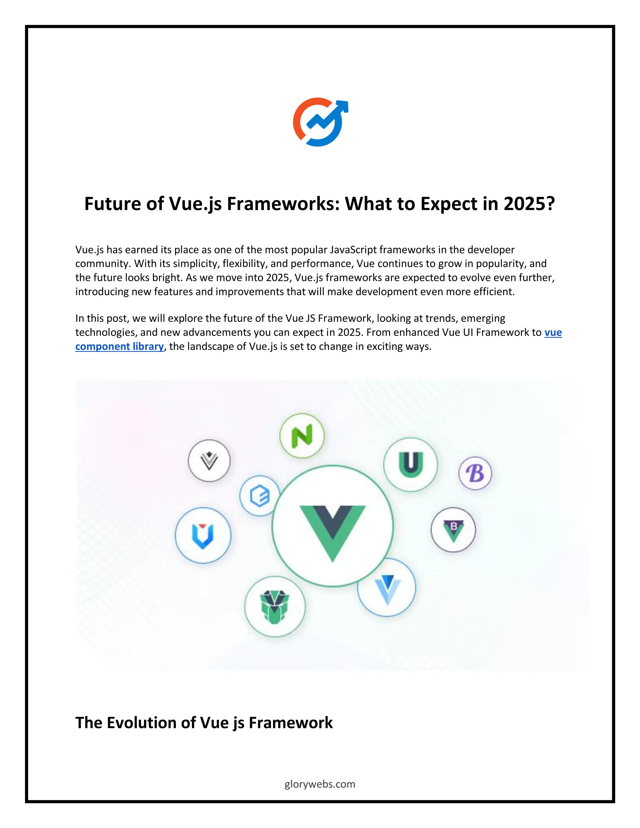 Future of Vue.js Frameworks: Trends and Expectations for 2025 | PDF