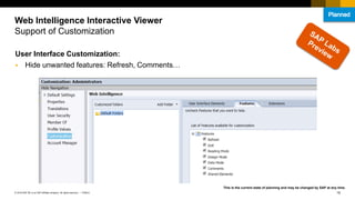 BI4.2 SP06 and Beyond: The Future of SAP BusinessObjects Webi | PPT