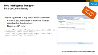 BI4.2 SP06 and Beyond: The Future of SAP BusinessObjects Webi | PPT
