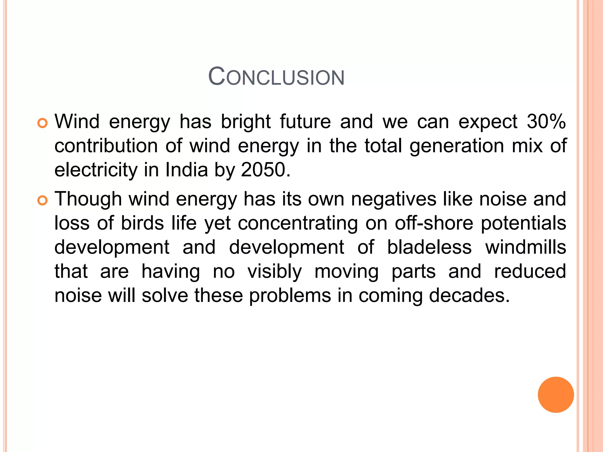 Future of wind energy in india | PPTX