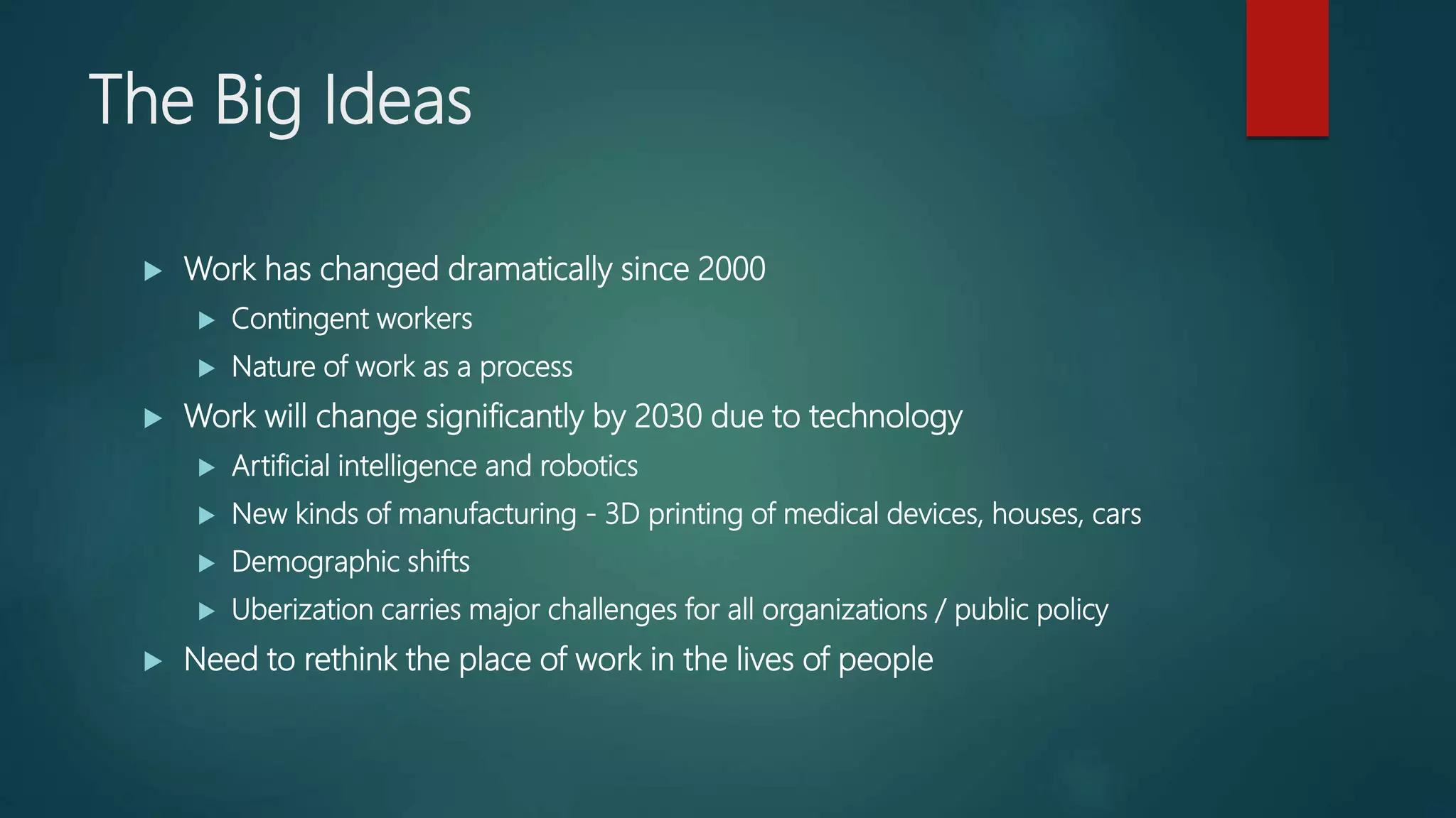 The Future of Work | PPTX